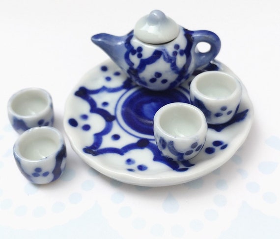 Miniature Tea Setminiature Chinese Tea Setminiature - Etsy