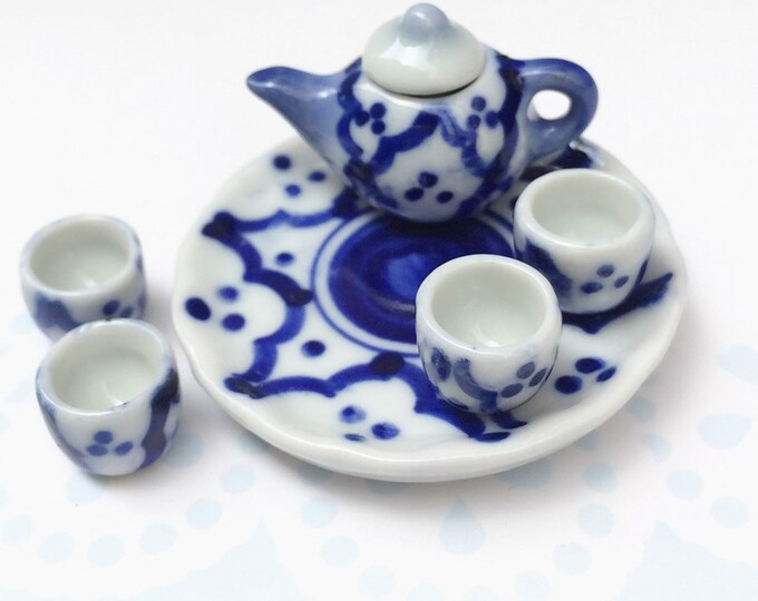 Miniature Tea Setminiature Chinese Tea Setminiature - Etsy