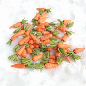 8 Pcs. Miniature Carrot,handmade Carrot, Miniature Vegetable, Mini ...