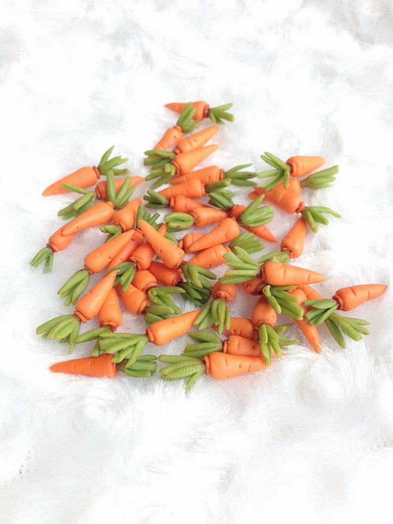 Miniature Carrothandmade Carrot Miniature Vegetable Mini - Etsy