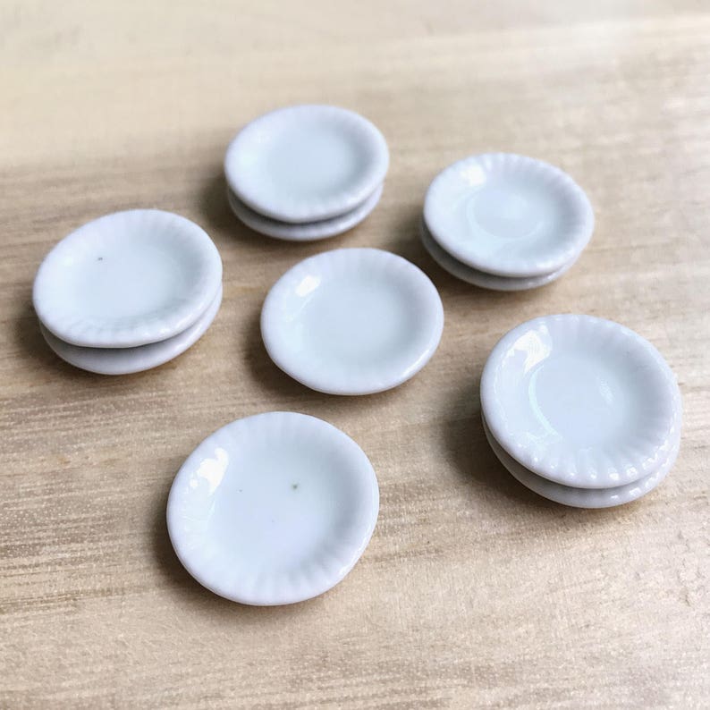 5 Miniatue platemini ceramic plateminiature food platecake | Etsy