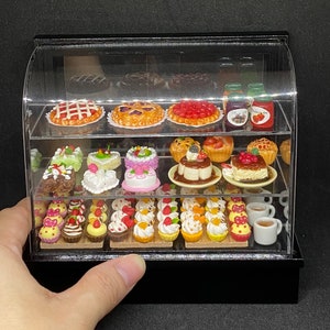 Miniature Showcase,miniature Furniture, Miniature Display,wooden ...