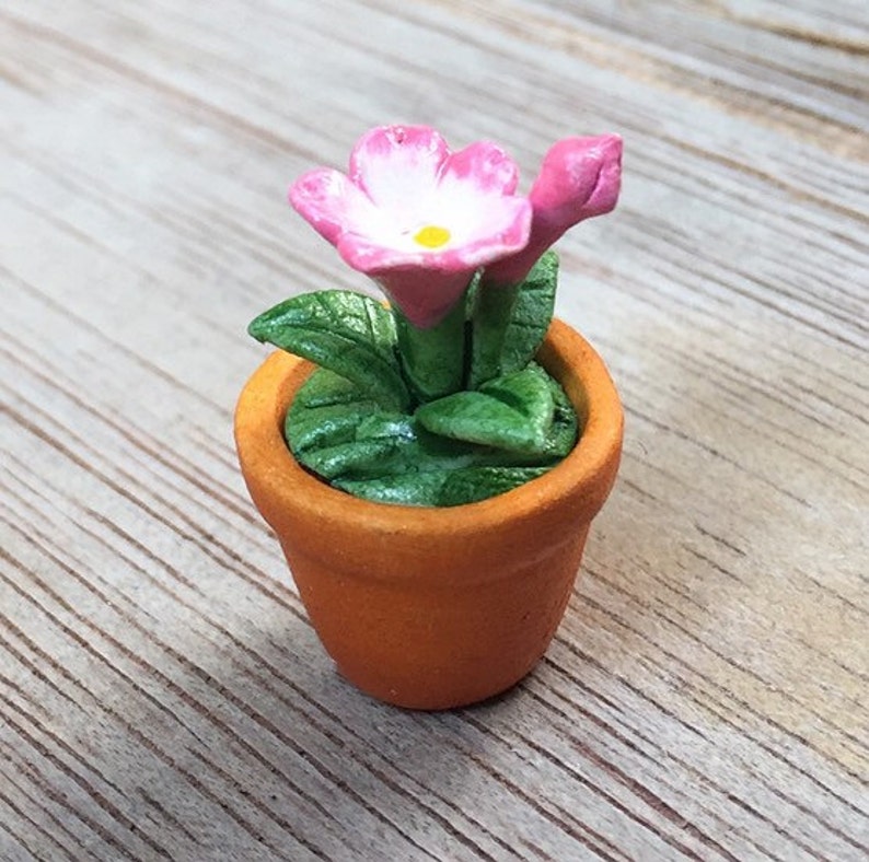 Miniature Flower Potminiature Flowerdollhouse - Etsy