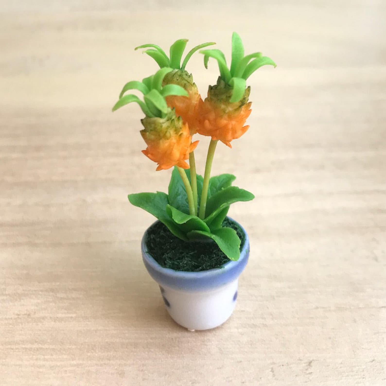 Miniature Pineapple Tree,miniature Pineapple,miniature Flower,dollhouse ...