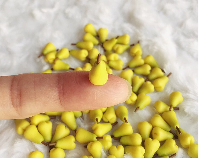 Miniature Yellow Pear,dolls House and Miniature,miniature Fruit,yellow ...
