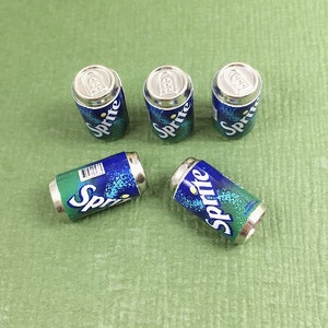 Miniature Sprite Cans,miniature Cans, Dollhouse Cans,miniature Beverage ...