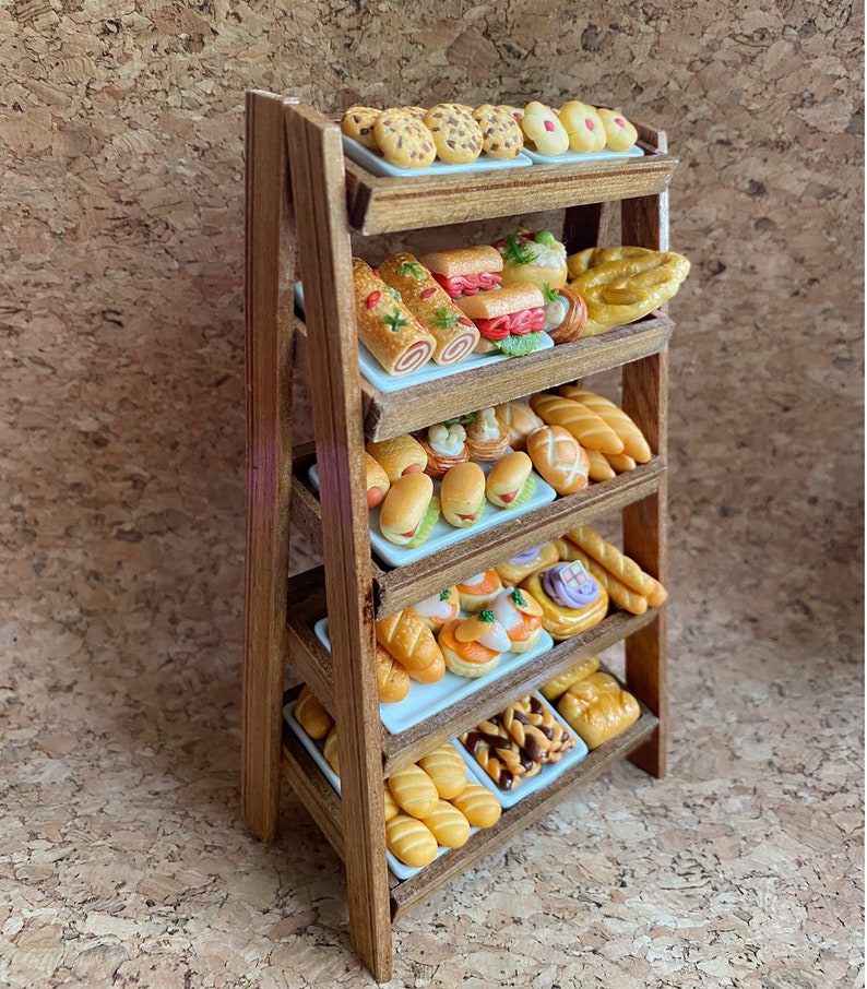 Miniature Wooden Stand with BakeryMiniature Bakery | Etsy