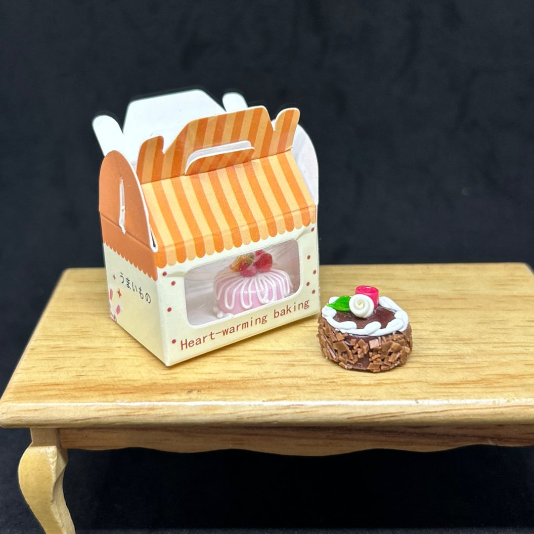 Miniature Cakes in Paper Box,miniature Sweets,miniature Cakes,miniature ...