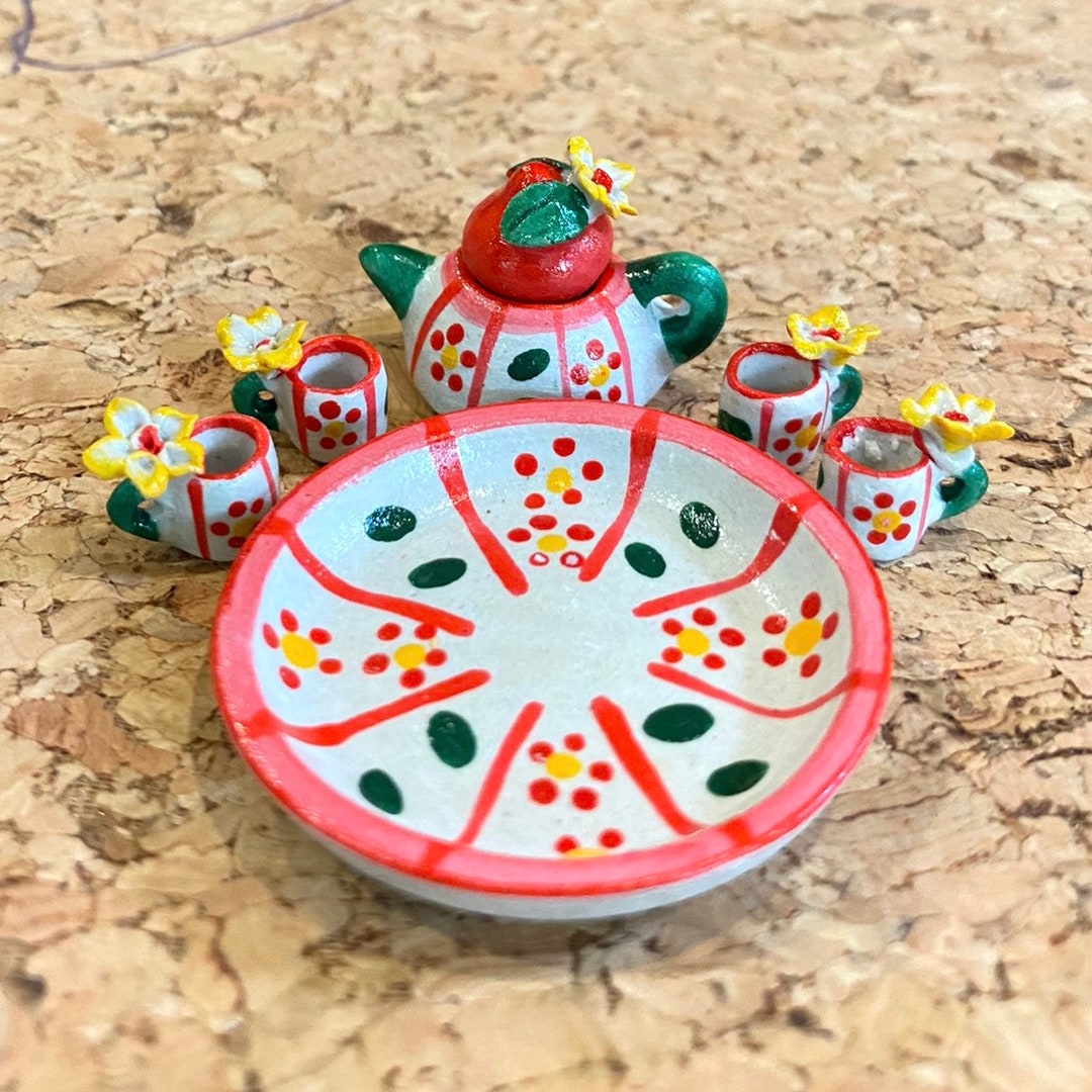 Miniature Tea Set,miniature Chinese Tea Set,miniature Drink,dolls House ...