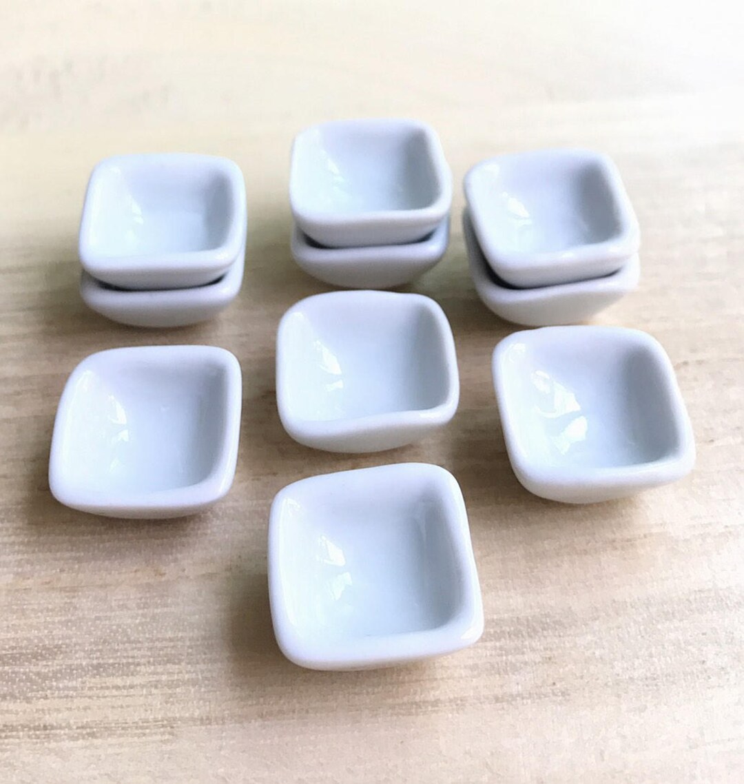 5 Miniature Plate,mini Ceramic Bowl,miniature Food Plate,cake Plate ...