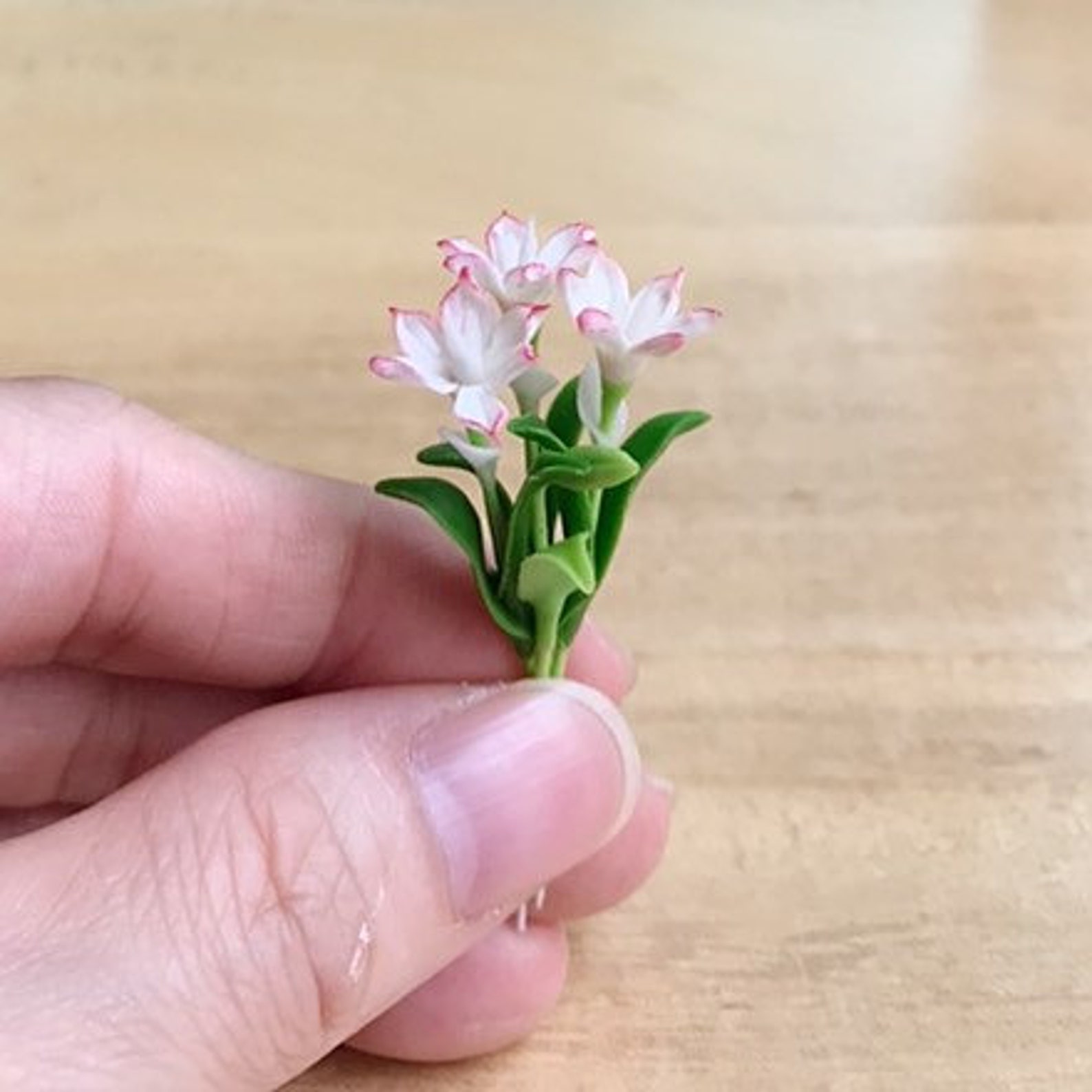 Miniature Flowerminiature Clay Flowerminiature | Etsy