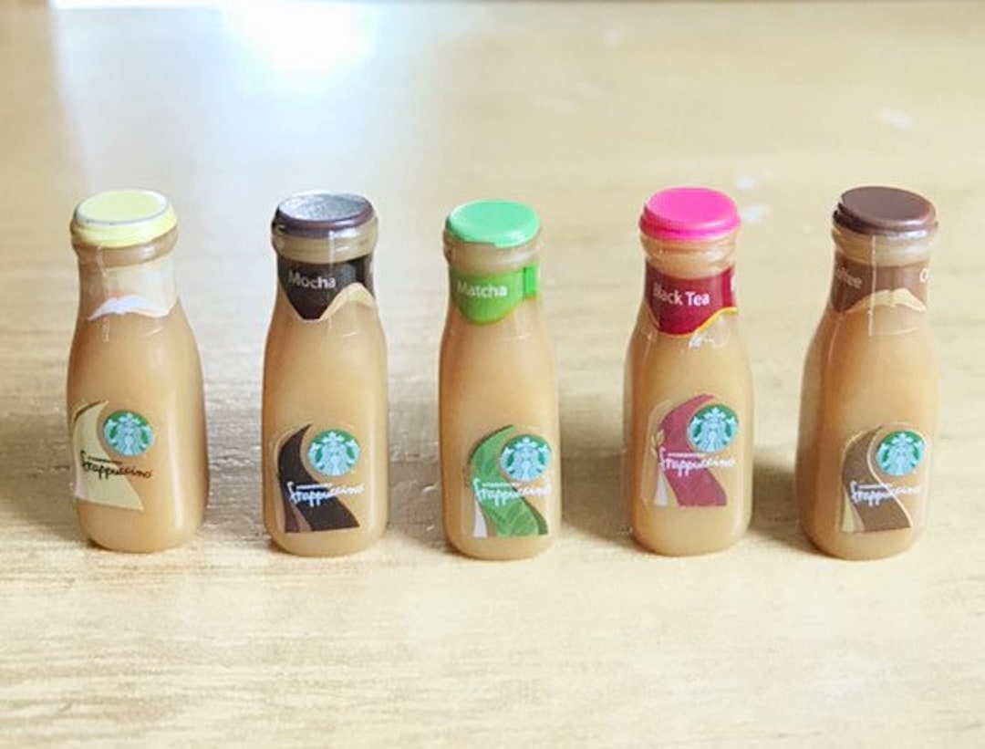 Miniature Starbuck Bottle 5 Pcs. Sets,ice Starbuck Coffee Bottle ...