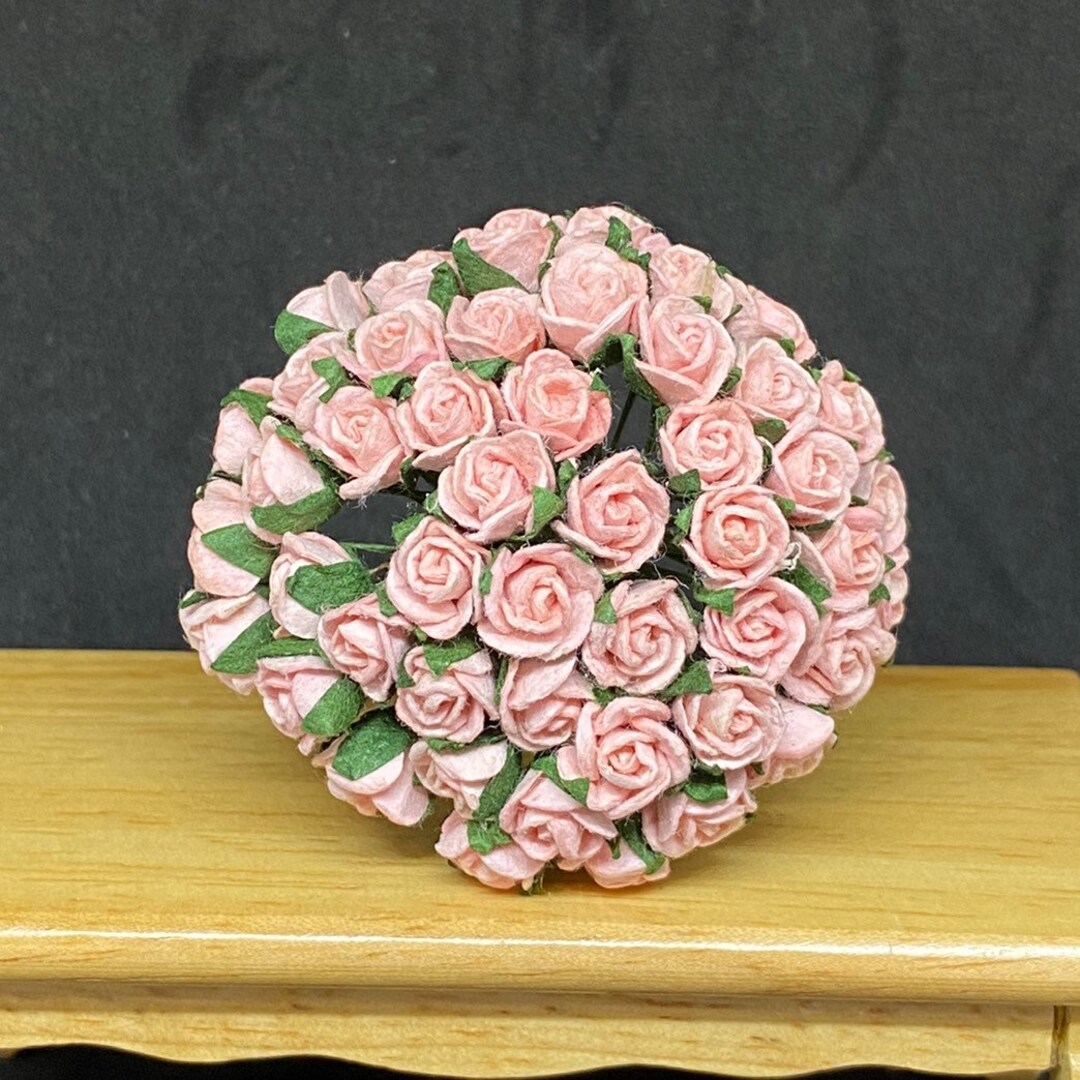 50pcs.7mm.miniature Mulberry Paper Flower,miniature Paper Flower,mini ...