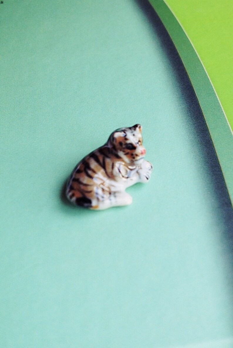 Miniature Tigerlittle Tigertiny Tigersmall Tigerminiature - Etsy