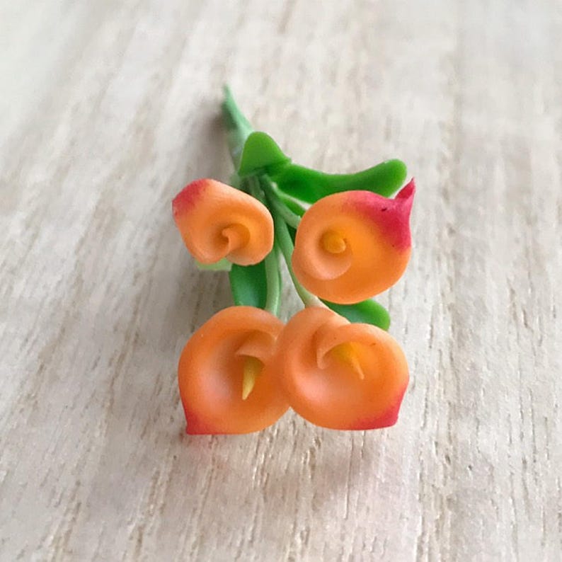 Miniature Flowerminiature Flower Potminiature Calla - Etsy