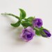 Miniature Flower,miniature Purple Rose,dollhouse Flower,miniature ...