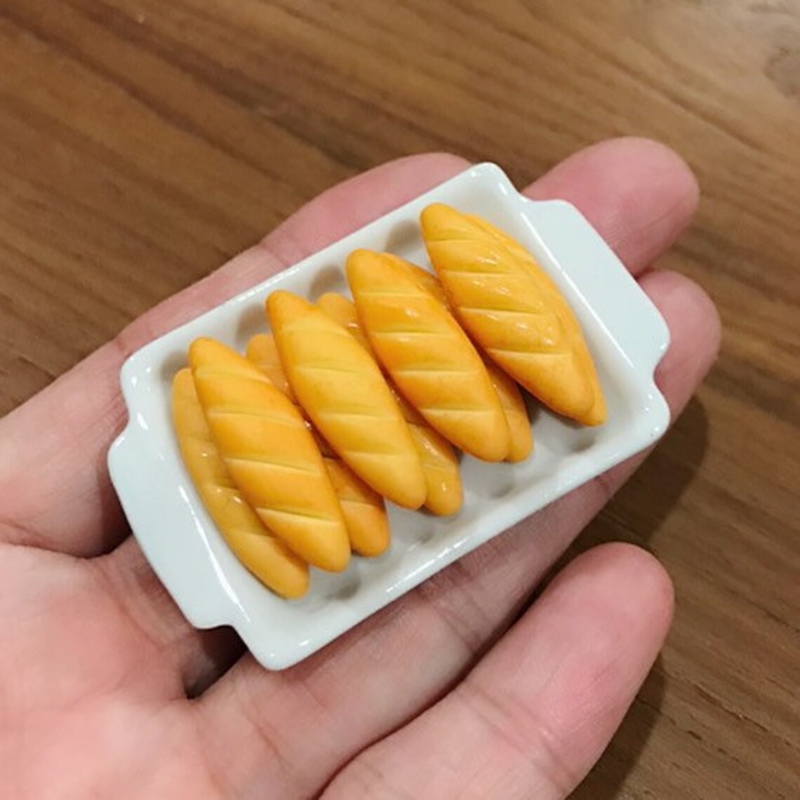 Miniature Bread on Ceramic Tray,miniature Bakery,miniature Sweet ...
