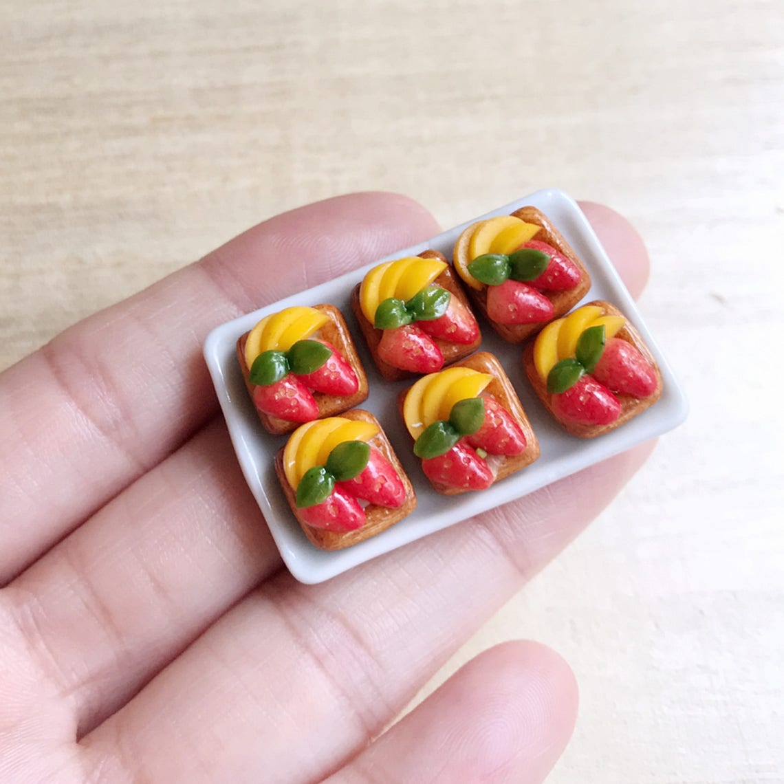 Miniature Bakery in Ceramic Trayminiature Bakeryminiature - Etsy