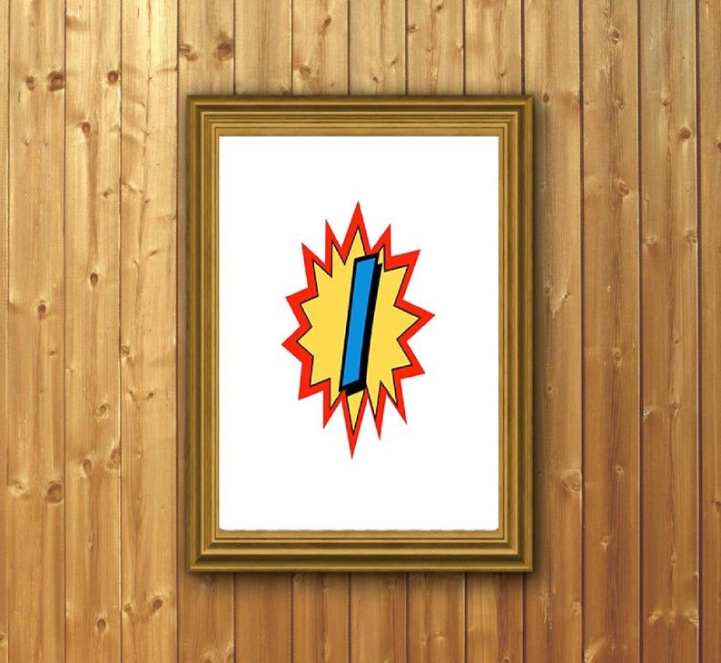 Carta de cómic I, Arte de pared imprimible, citas inspiradoras, arte ...