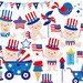 4th of July Baby Boy Clipart/ First Patriotic Day Clipart, Fourth of ...