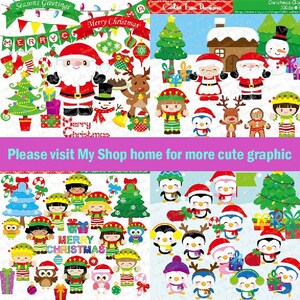 Christmas Clipart Snowman, Christmas Bird, Snowflake Christmas Digital ...