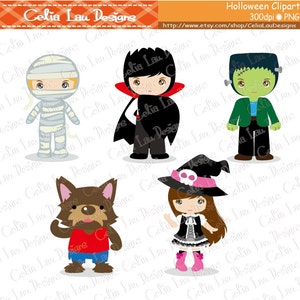 Halloween Clipart Halloween Party Digital Images Dracula Vampire Spooky ...