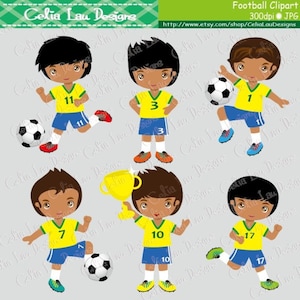 Football Party Clipart , Soccer Party, Football Soccer Clip Art /boy ...