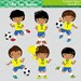 Football Party Clipart , Soccer Party, Football Soccer Clip Art /boy ...