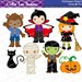 HALLOWEEN Digital Clipart, Halloween Clip Art, Trick or Treat Clipart ...