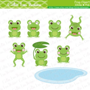 Frog Clipart , Frogs Clip Art, Lilypads, Frogs, Cat Tail, Cute Frogs ...