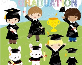 Graduation Clipart ,preschool, Kindergarten Graduation Clip Art ...
