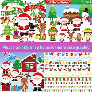 CHRISTMAS KIDS Digital Clipart, Christmas Clipart, Owl Clipart, Elves ...
