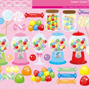 Candy Clipart, Sweet Shop , Candies, Sweet Shoppe , Candy Birthday ...