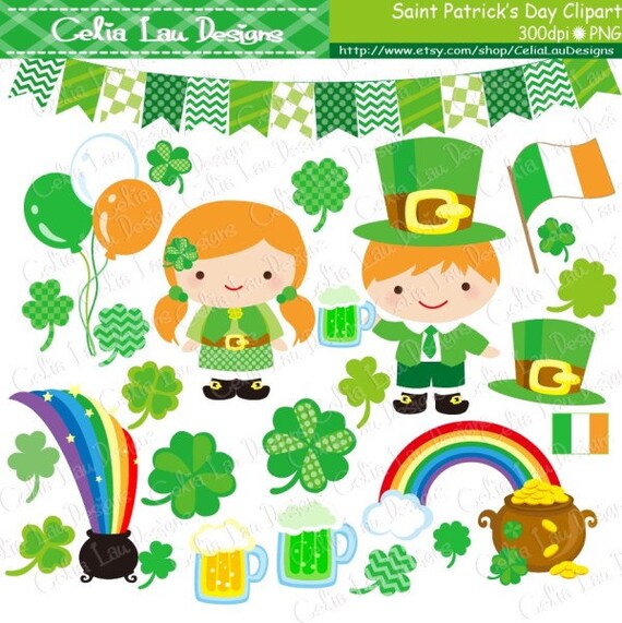 St Patricks Day Clover Clip Art
