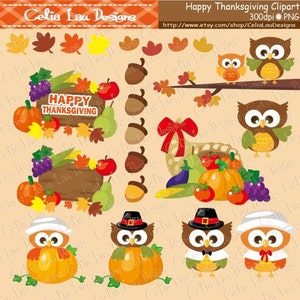 Gobble Thanksgiving Clipart, Turkey Clipart, Pumpkin Clipart,fall ...
