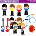 Little Boy Rockstar Clipart , Guitar Clipart, Musical Instrument , Rock ...