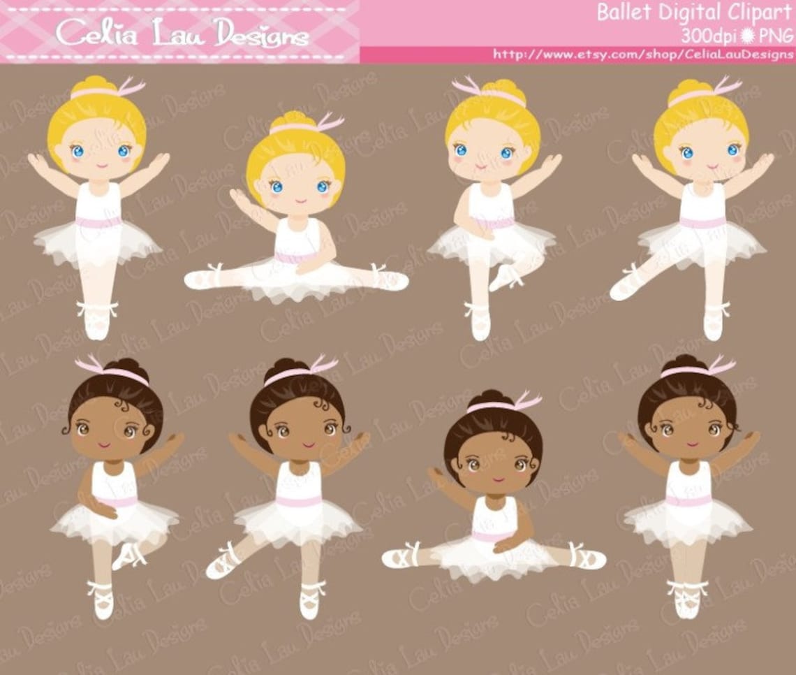 Ballet Clipart Ballerina Clipart / Tutu Clipart ballet - Etsy