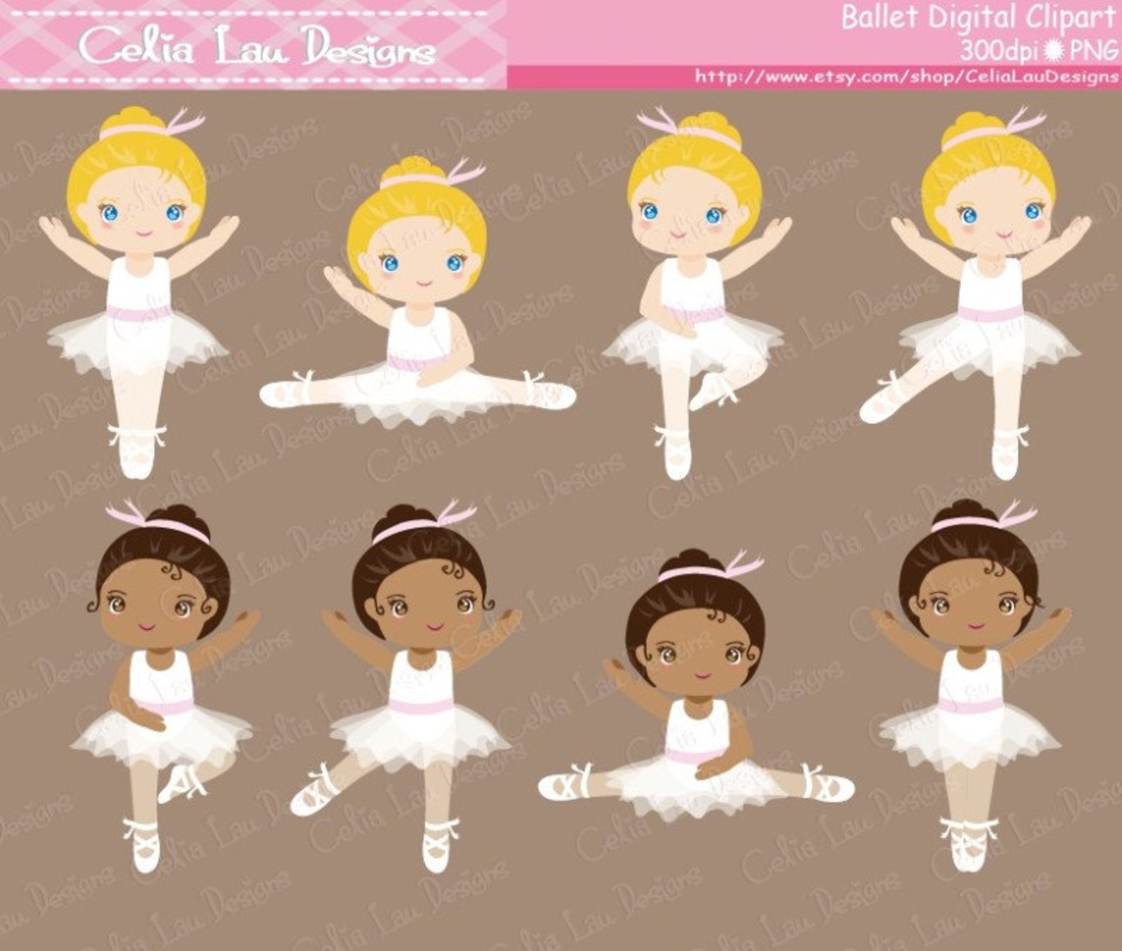 Ballet Clipart Ballerina Clipart / Tutu Clipart ballet - Etsy