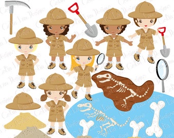 Paleontologist Hat Clipart Image