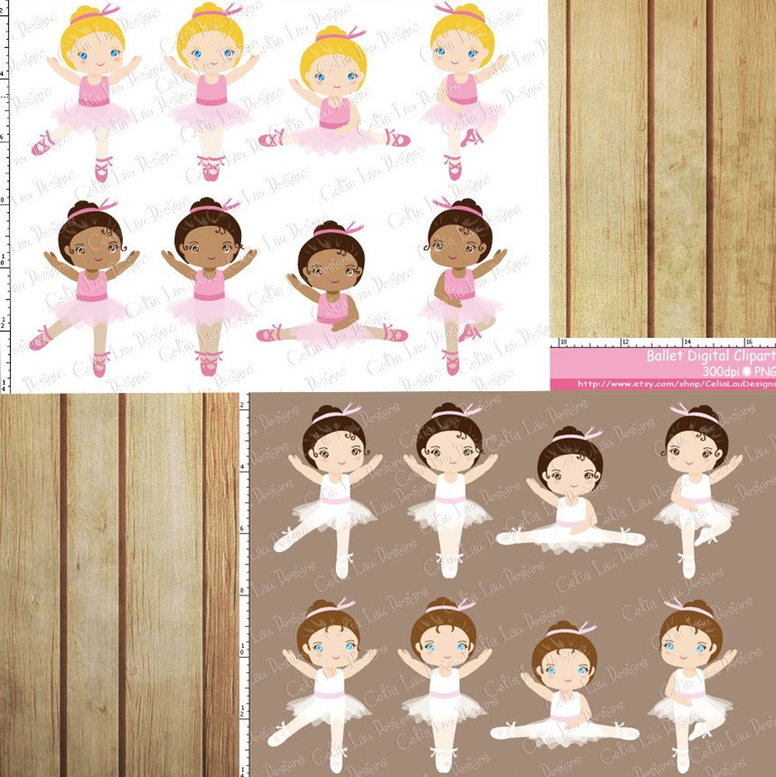 Ballet Clipart Ballerina Clipart / Tutu Clipart ballet - Etsy