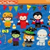 Halloween Clipart Halloween Party Digital Images Dracula Vampire Spooky ...