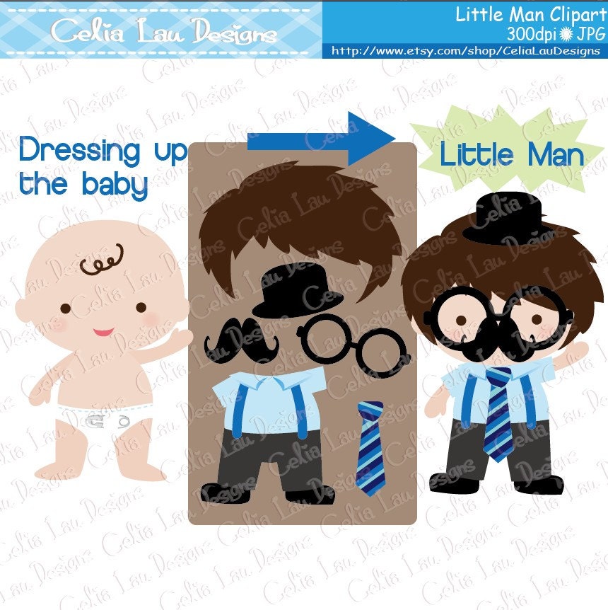 Little Man Birthdaylittle Man Partylittle Man Baby Shower | Etsy