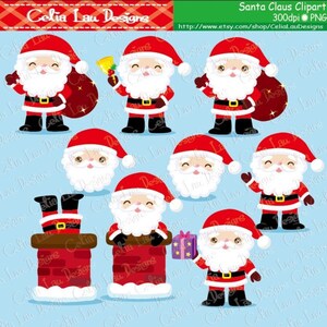 Santa Claus Clipart, Reindeer, Snowman , Christmas Tree , North Pole ...