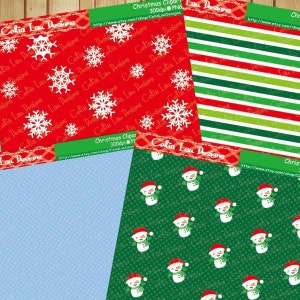 Christmas Clipart Snowman, Christmas Bird, Snowflake Christmas Digital ...