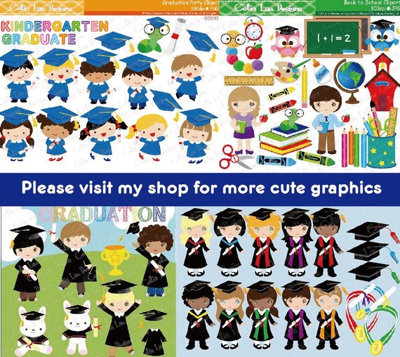 Kindergarten Graduation Party Clip Art