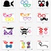 Mustache Clipart, Photo Booth Props, Hats and Spectacles / DIY ...