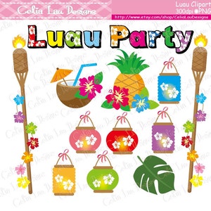 Aloha Clipart, Luau Clipart, Luau Party, Luau Clip Art, Hawaii Clipart ...