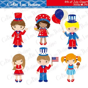 4th of July Clipart/ American Clipart / Independence Day Clip Art and ...