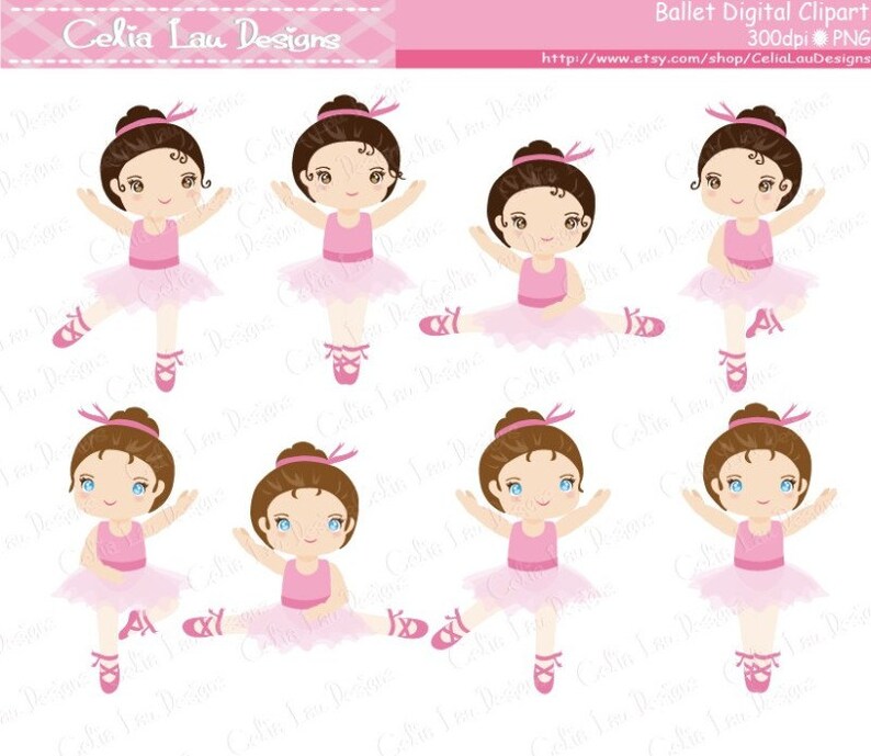 Ballet Clipart Ballerina Clipart / Tutu Clipart ballet - Etsy