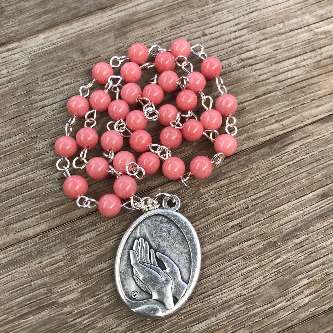Beads of the Blessed Sacrament, Chaplet of the Blessed Sacrament, Pink ...